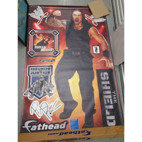 Fathead | Other | Wwe Fathead Roman Reigns The Shield Lifesize Decal ...